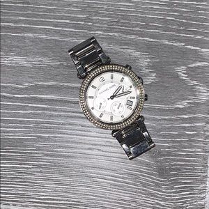 Michael Kors | Accessories | Michael Kors Crystal Detailed Watch | Poshmark